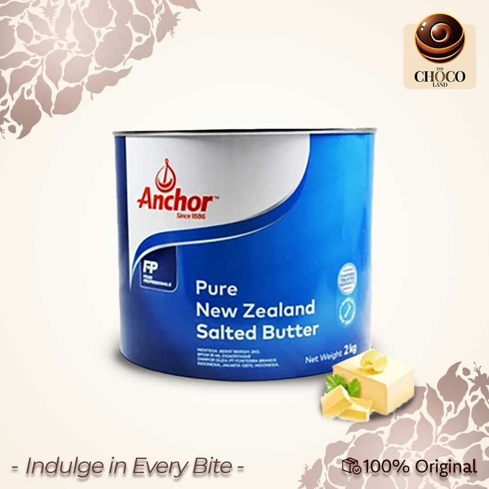 Jual Anchor Salted Butter 2kg - Mentega Pure Butter Ancor 2kg | Shopee ...