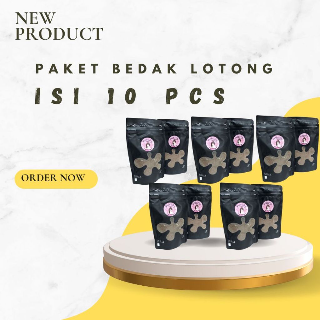 Jual ( ISI 10 PCS ) BEDDA LOTONG LULUR TRADISIONAL VIRAL KHAS BUGIS ...