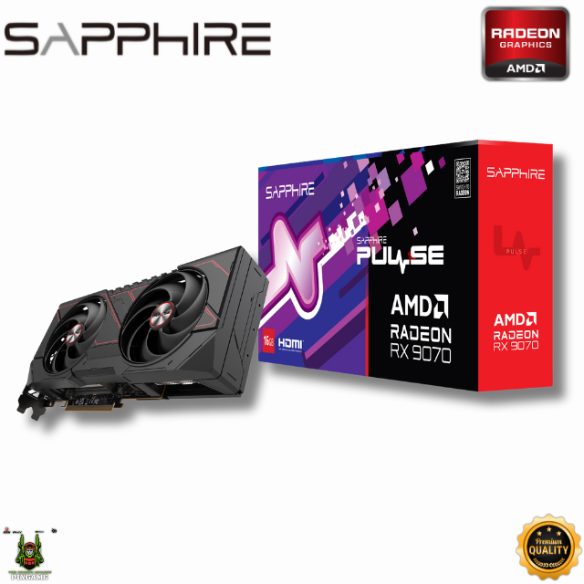 Jual SAPPHIRE PULSE RADEON RX 9070 16GB GDDR6 GAMING DUAL FAN | Shopee ...