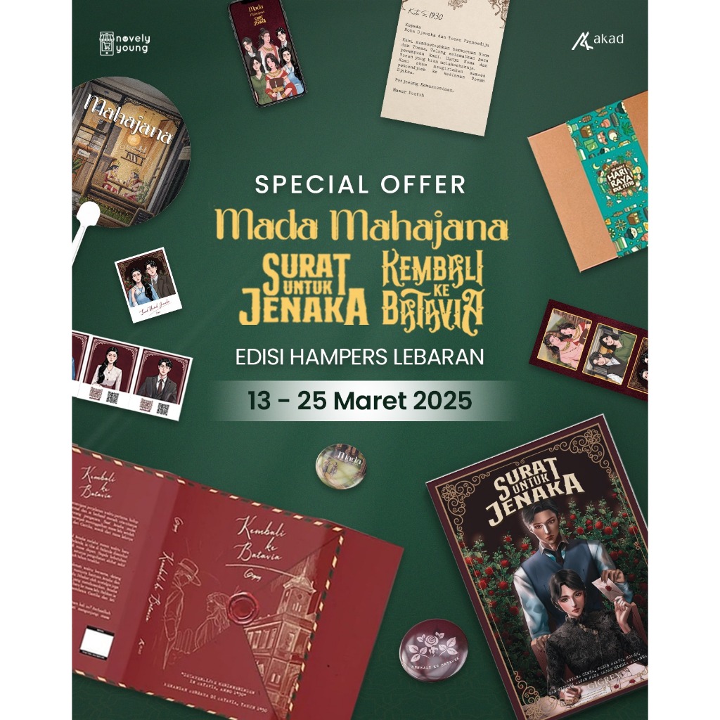 Jual Edisi Hampers Lebaran (Novel Mada, Mahajana, Kembali Ke Batavia ...