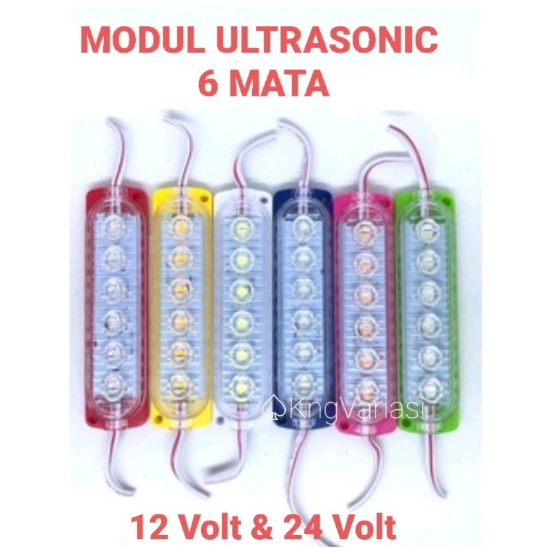 Jual Lampu Kolong Ultrasonic LED 6 Mata 12 Volt dan 24 Volt Pemasangan di Kendaraan Truk Fuso ...