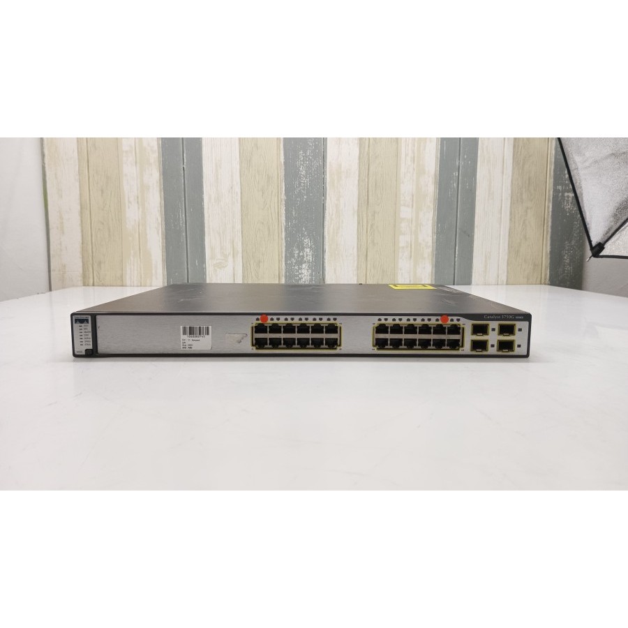 Jual Switch Cisco 3750G 24 Port Gigabit 4 Port SFP Uplink Gigabit Minus ...