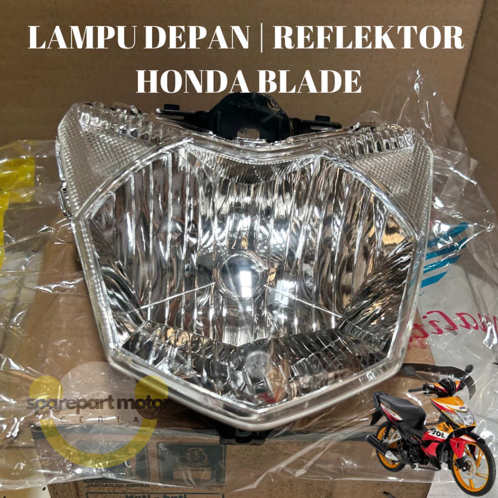 Jual SPAREPART MOTOR | REFLEKTOR | LAMPU DEPAN | HEAD LAMP HONDA BLADE ...