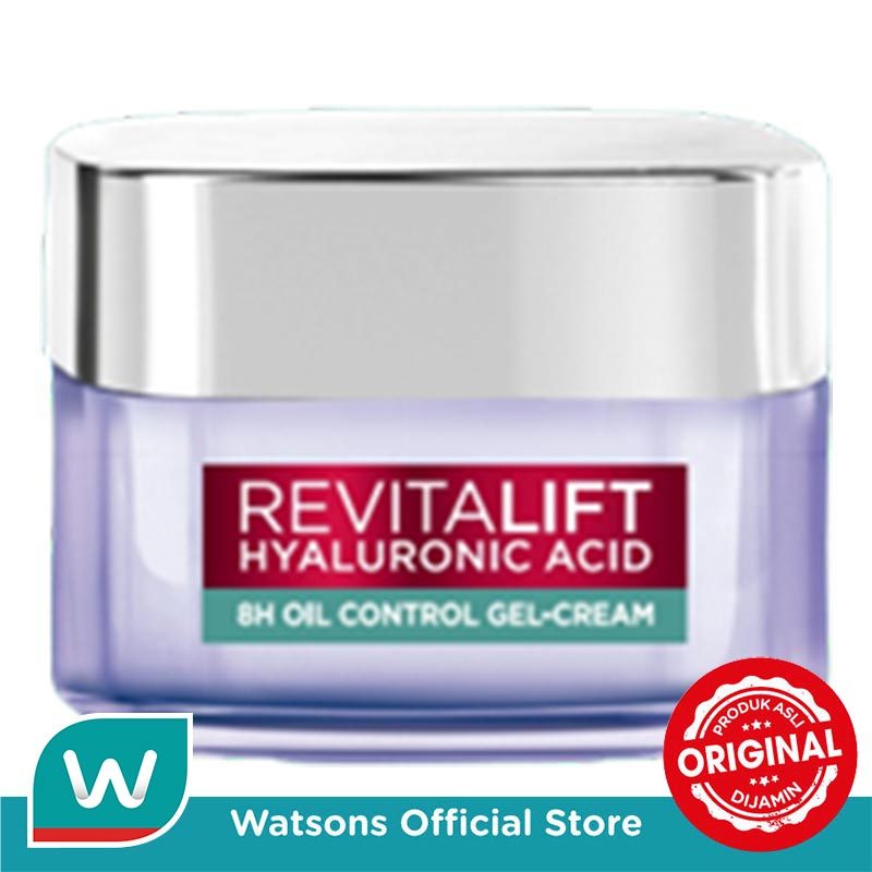 Jual L'Oreal Revitalift Hyaluronic Acid 8H Oil Control Gel-Cream 15ml | Shopee Indonesia
