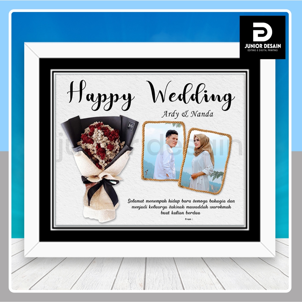 Jual CETAK FOTO DAN FRAME KADO ULANG TAHUN/ANNYVERSARY/PERNIKAHAN ...