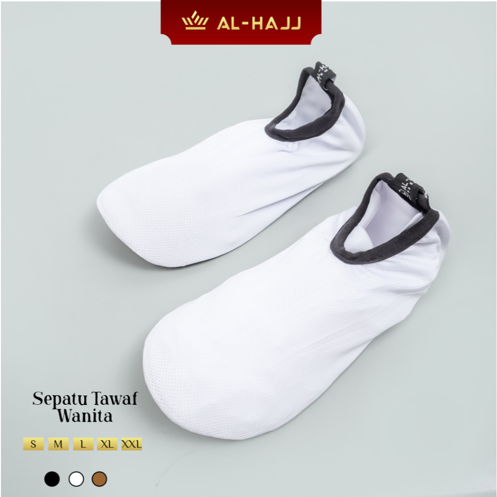 Jual AL HAJJ Sepatu Tawaf Wanita Antislip/Kaos Kaki Tawaf Haji dan ...