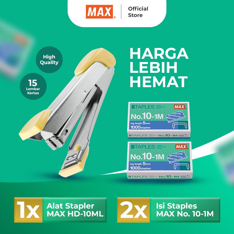 Jual MAX - Paket Stapler dan Isi Staples Hemat | Shopee Indonesia