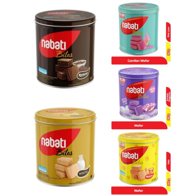 Jual Nabati Bites Richeese Wafer Kaleng Korean Goguma | Coklat | Keju ...