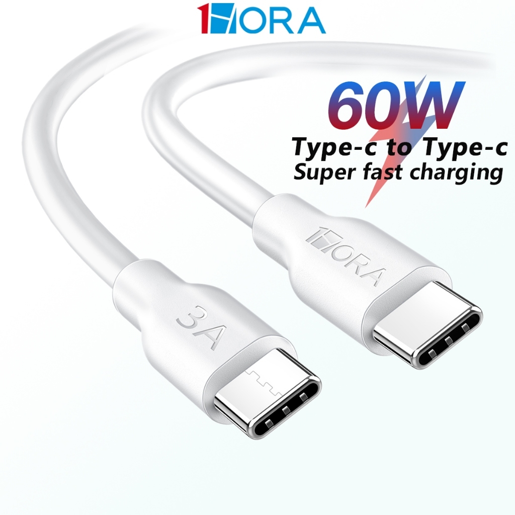 Jual 1HORA 60W Fast Charging Kabel PD Type C to Type C Original For ...