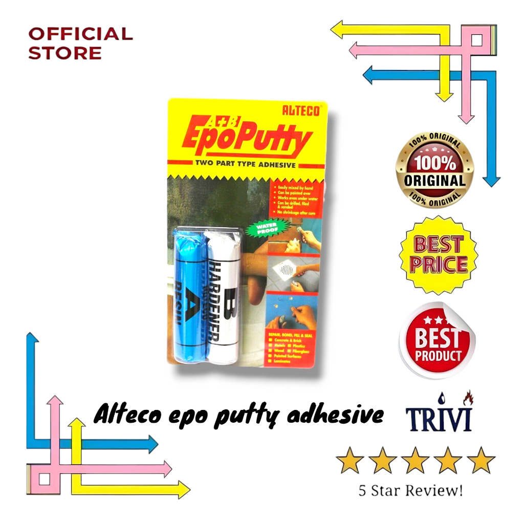 Jual Lem porting resin, alteco epo putty adhesive 100gram. | Shopee Indonesia