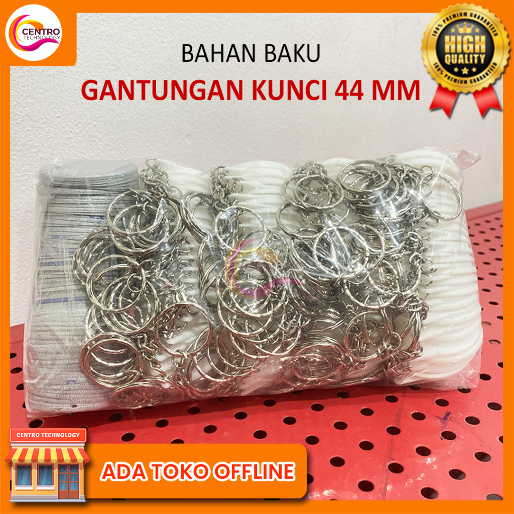 Jual [ISI 100 PCS] Bahan Baku Pembuatan Gantungan Kunci dan Pin Peniti ...