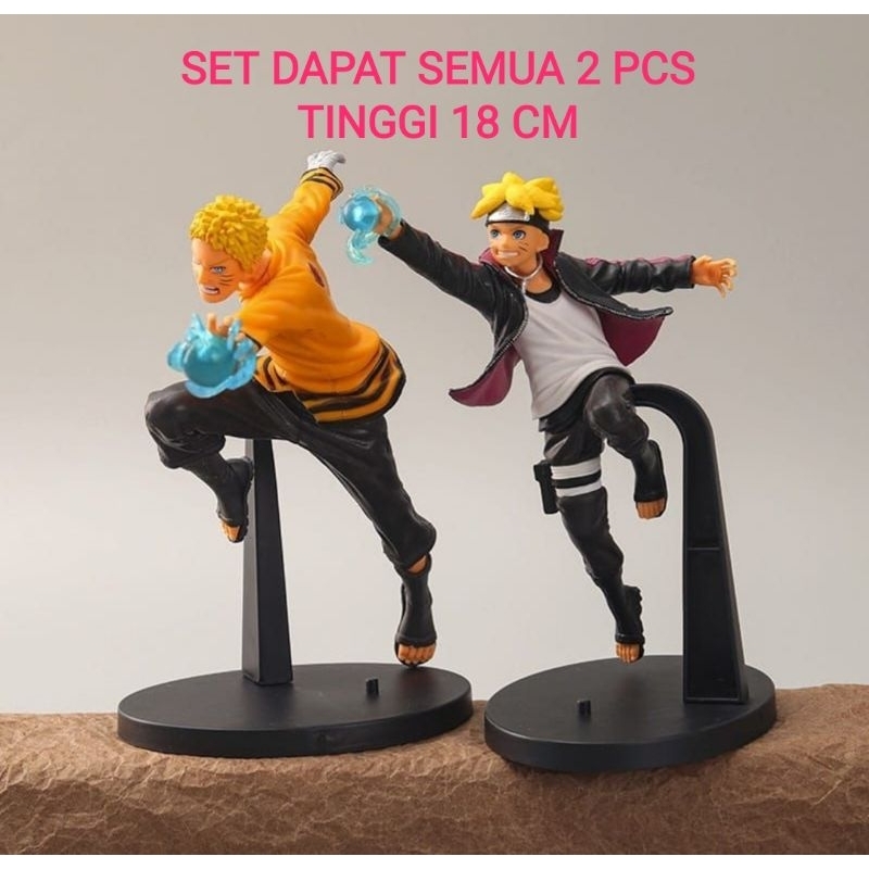 Jual Action Figure Naruto Boruto Uzumaki Next Generation Set 2 Pcs ...