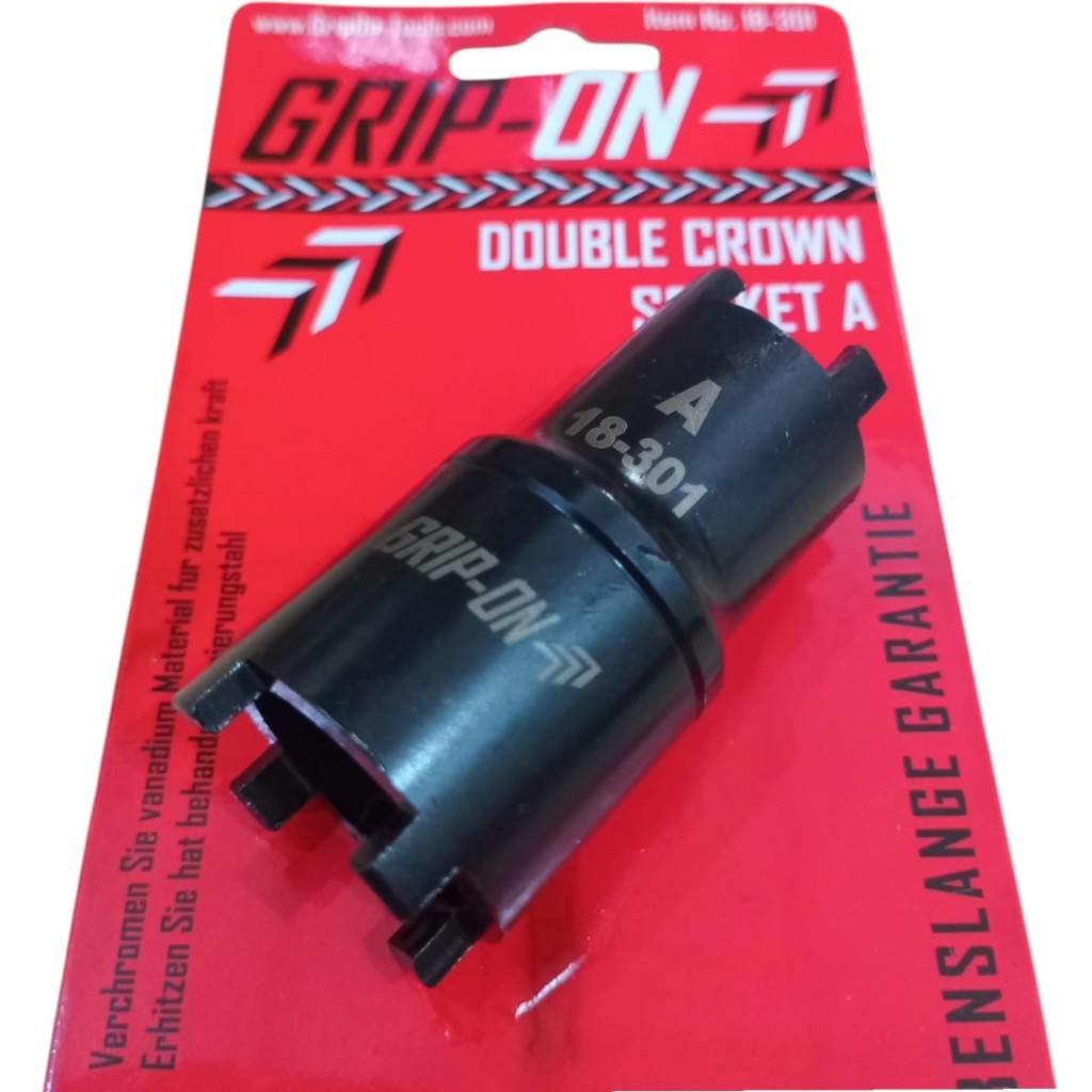 Jual Grip On/Kunci Mahkota/Tipe A/B/Kunci Mur Kopling/Double Crown Socket/Kunci kopling mahkota ...