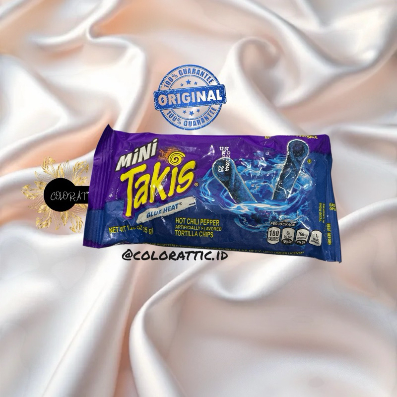 Jual Takis Blue Heat Mini Hot Chili Pepper Flavored Extreme Spicy ...