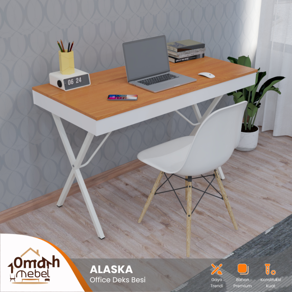 Jual OMAH MEBEL SURABAYA - ODB ALASKA MEJA KERJA | MEJA OFFICE | KAKI ...