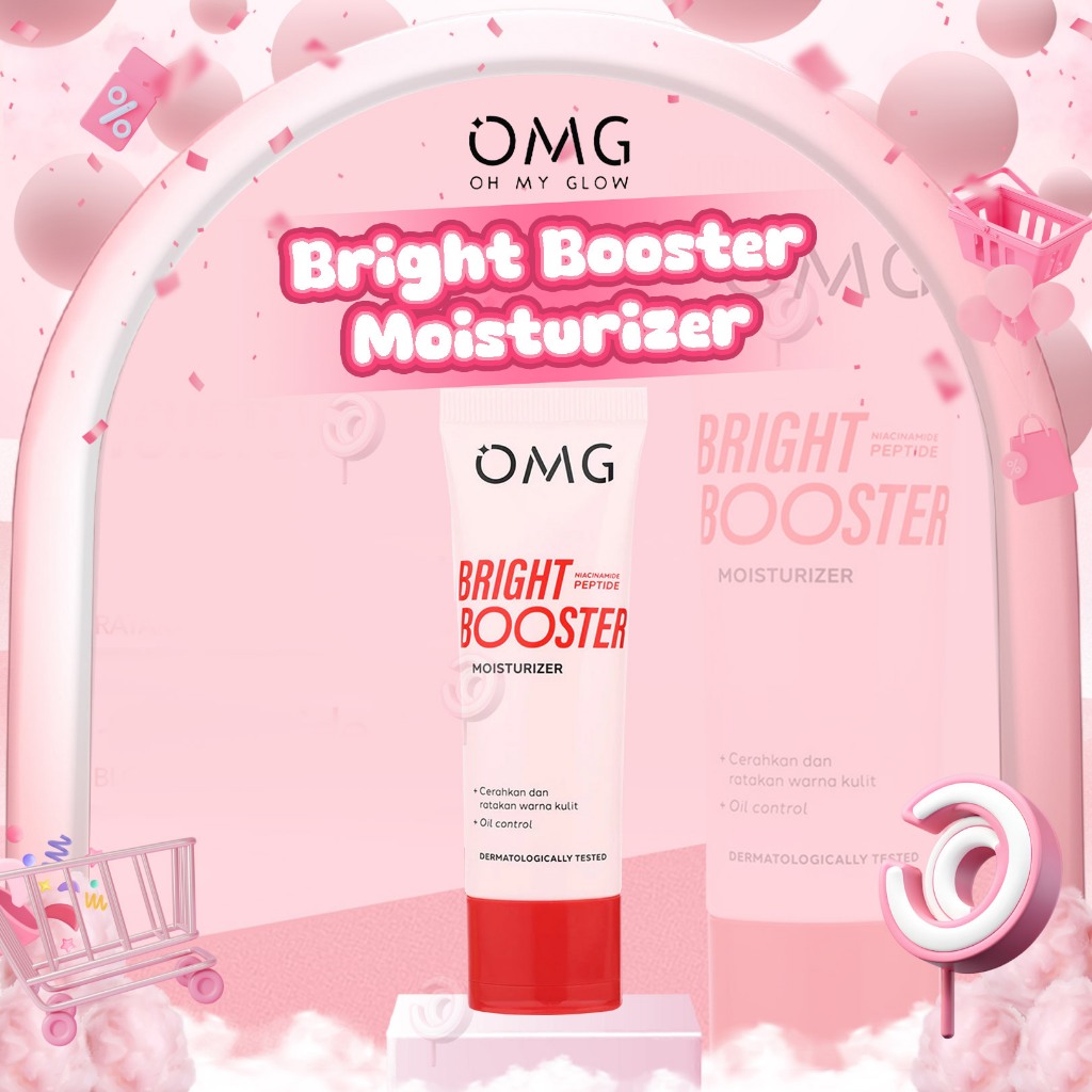 Jual OMG OH MY GLOW - BRIGHT BOOSTER MOISTURIZER ( 25 g ) - Pelembab ...