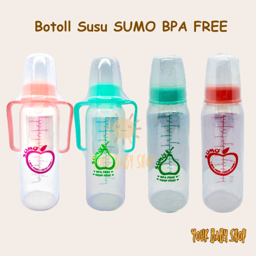 Jual Botol Dot Susu Asi Sumo Ninio Round Bottle Tempat Minum Anak BPA ...