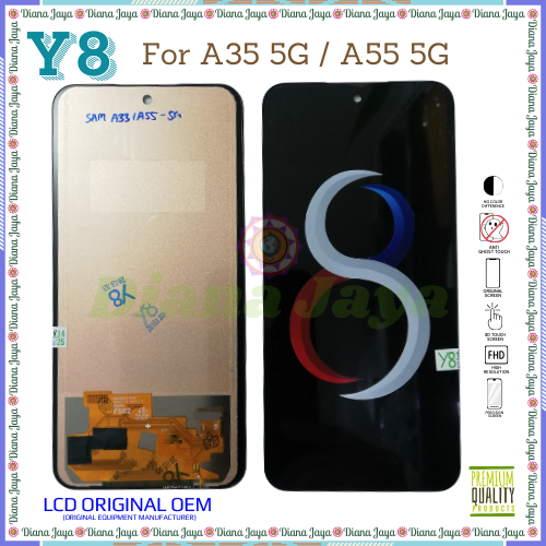 Jual Lcd Touchscreen Samsung A35 (5G) SM-A356E / Samsung A55 (5G) SM ...