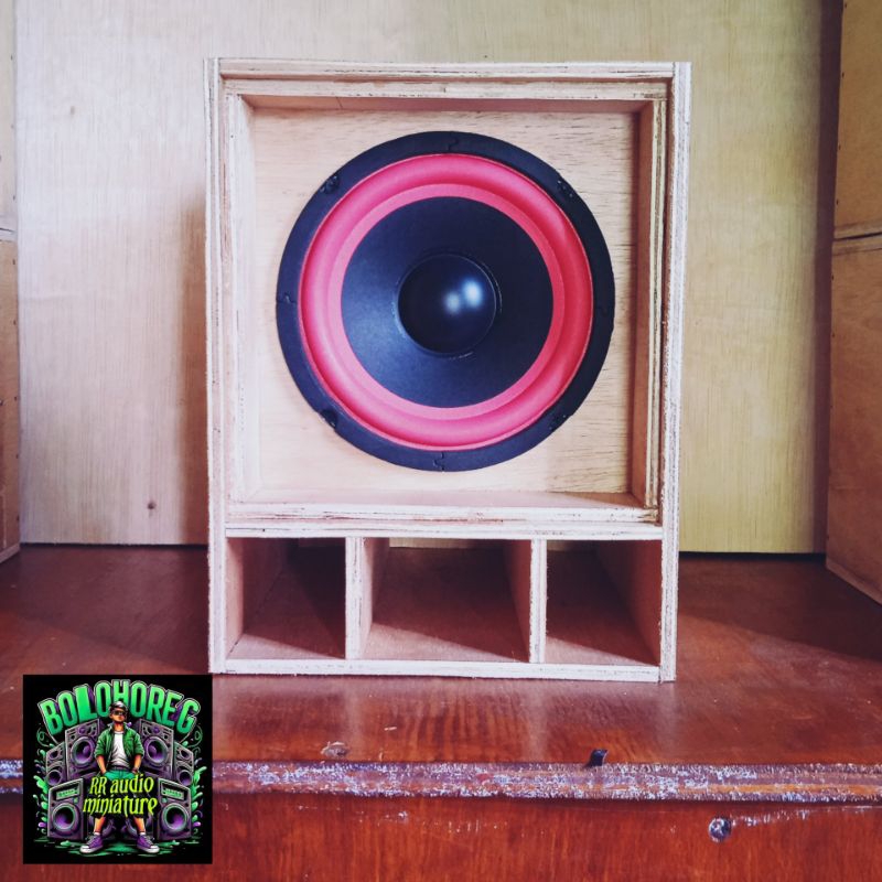 Jual box scoopy sudah terpasang speaker 6 inch woofer | Shopee Indonesia
