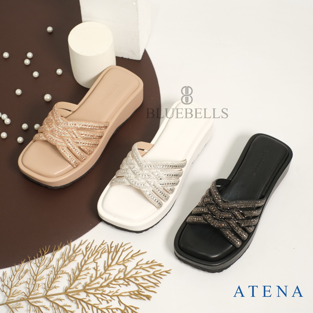 Jual Bluebells ATENA Sendal Platform Elegan Wanita (Tersedia Size 36-41 ...