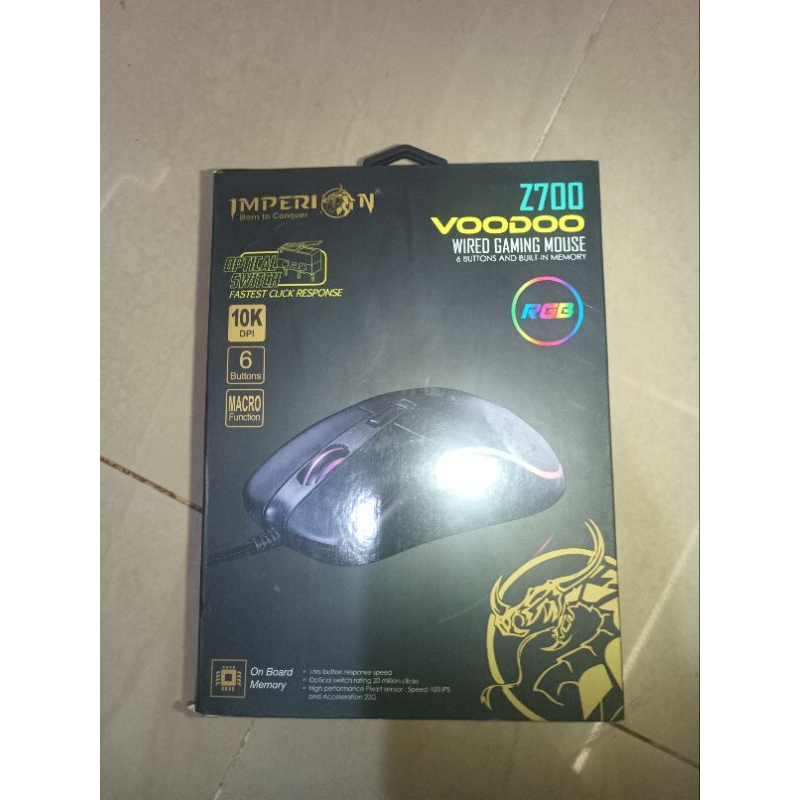 Jual Mouse Imperion Z700 Voodoo Macro Gaming RGB 10K DPI | Shopee Indonesia