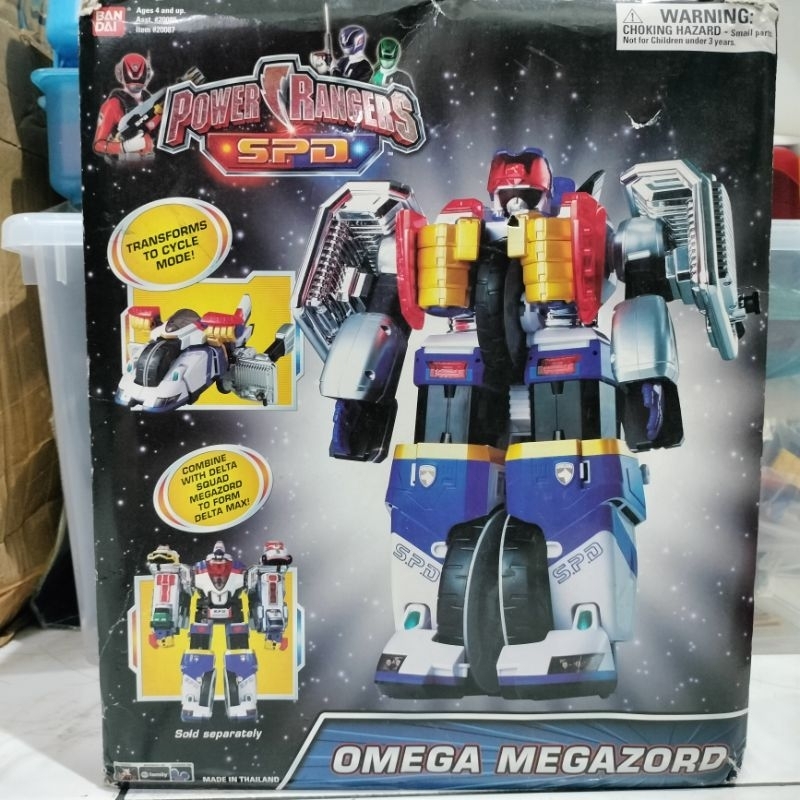 Jual Bandai Power Ranger SPD Omega Megazord Lengkap Sesuai Foto ...