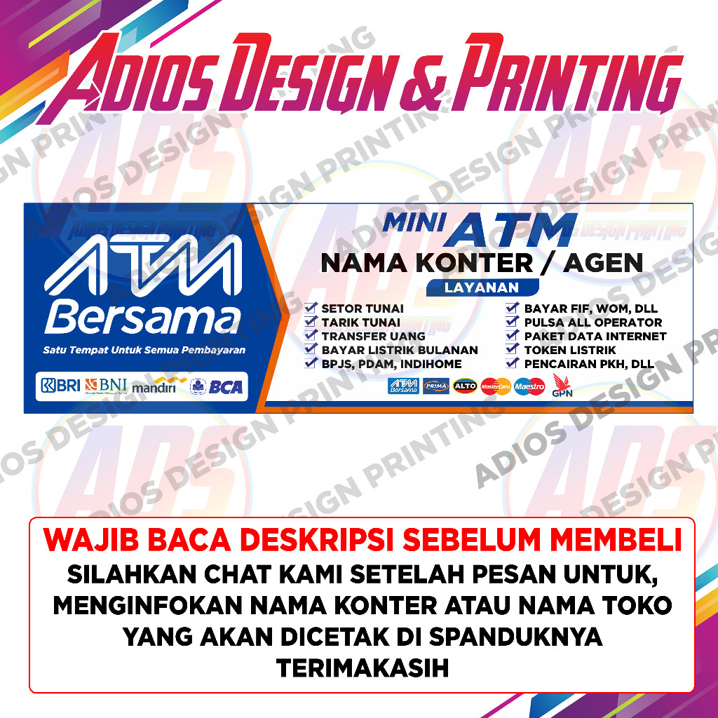 Jual Spanduk Mini ATM / Banner Mini ATM / Spanduk Banner Mini ATM ...