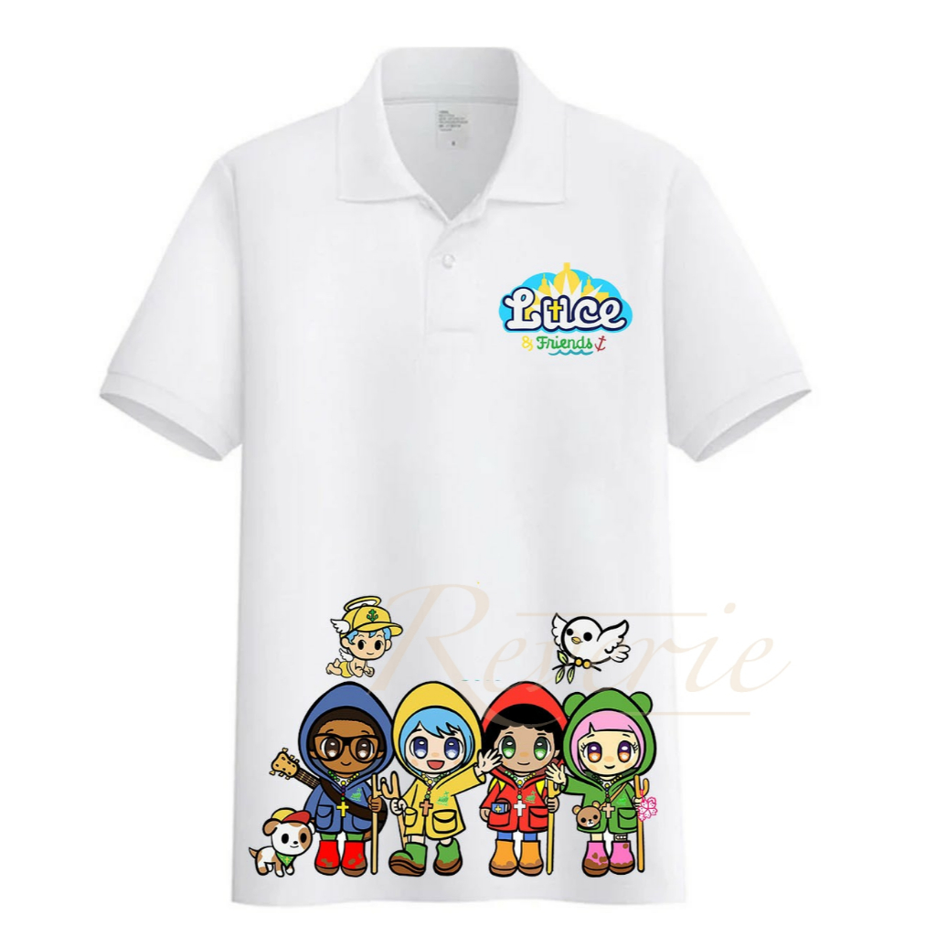 Jual BAJU POLOSHIRT KERAH LUCE AND FRIENDS YUBILEUM SERAGAM YUBELIUM ...