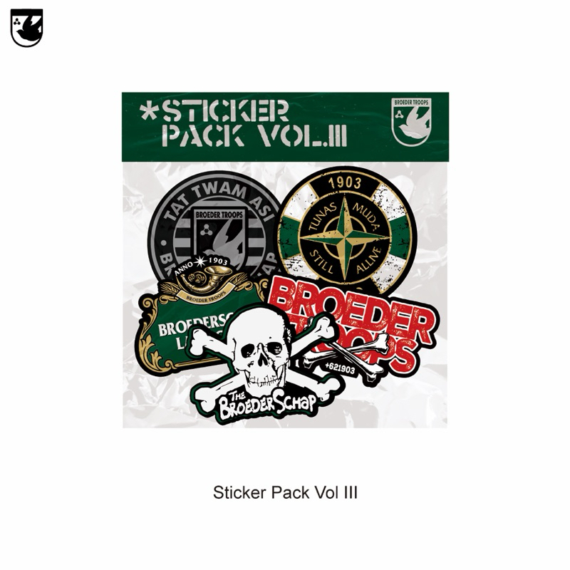 Jual STICKER PACK VOL 3 - STICKER PSHW - BROEDER TROOPS | Shopee Indonesia