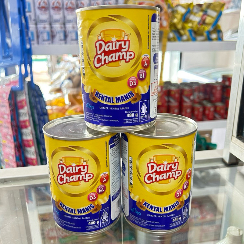 Jual SUSU DIARY CHAMP KENTAL MANIS 480 GR / 1 KG | Shopee Indonesia
