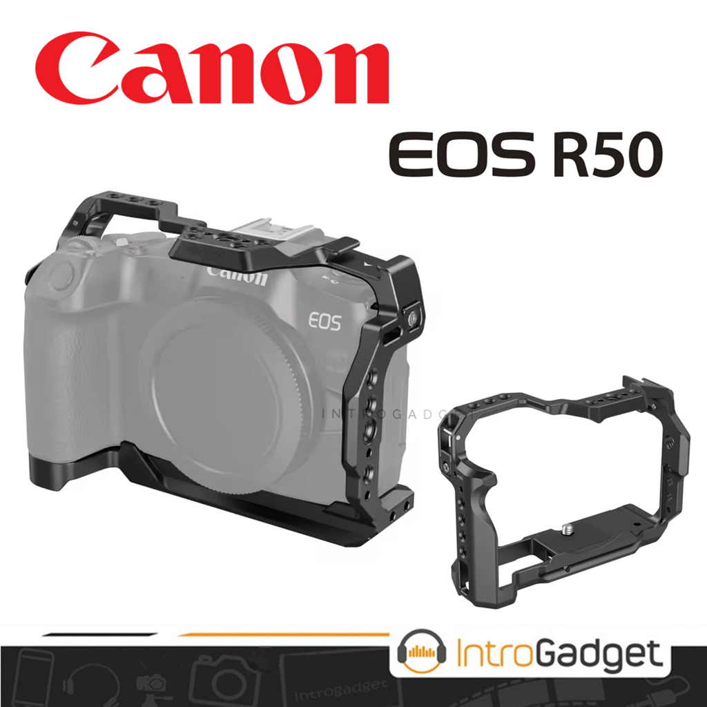 Jual Cage Rig Canon Eos R50 SmallRig UURig Andoer Plate Metal | Shopee ...