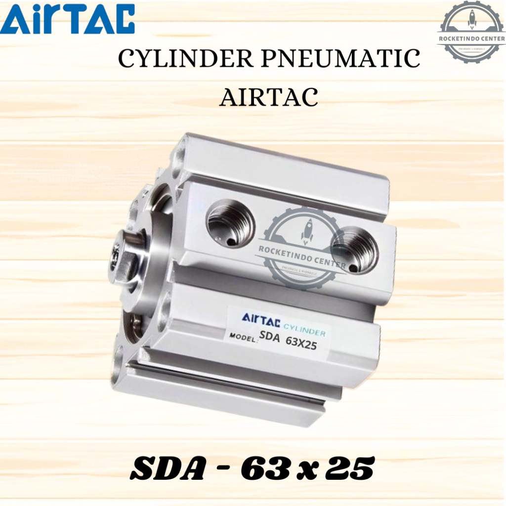 Jual COMPACT CYLINDER PNEUMATIC AIRTAC SDA-63X25 (DRAT DALAM) | Shopee Indonesia