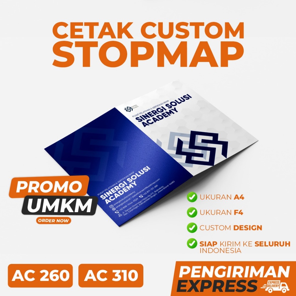 Jual CETAK MAP FOLDER STOP MAP A4 MAP SEKOLAH KANTOR CUSTOM | Shopee Indonesia