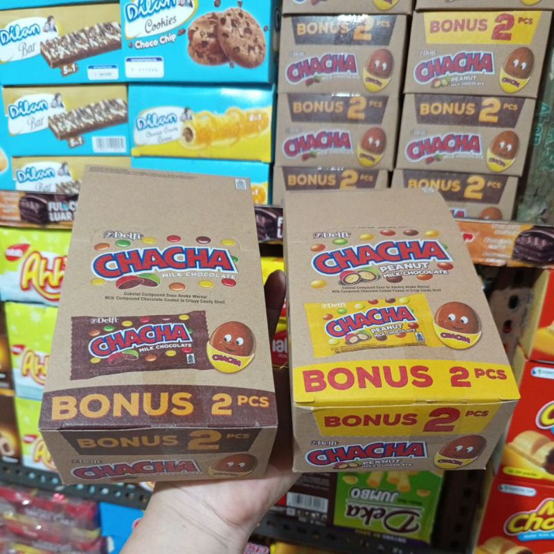 Jual CHACHA MILK CHOCOLATE 1 box 20pcs | Shopee Indonesia