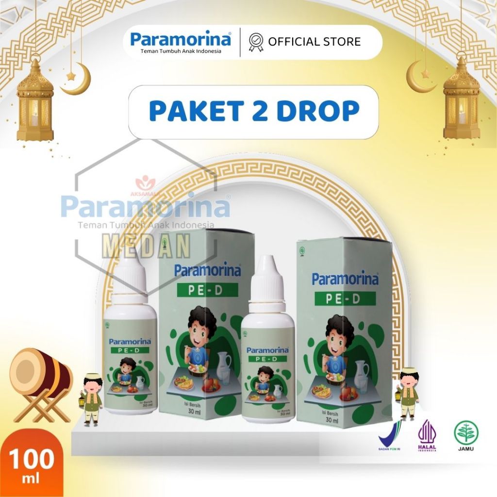 Jual Paket 2 Drop Paramorina Drop Pickyeater Vitamin Nafsu Makan Anak ...