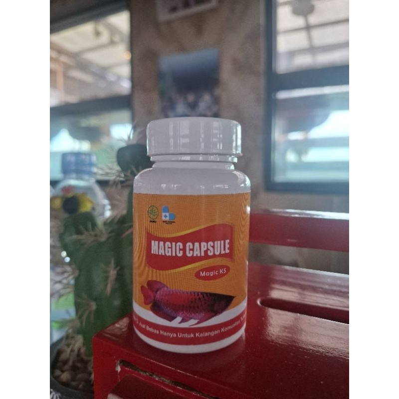 Jual magic capsul KS /magic arowana/obat ikan/jamu ikan manjur | Shopee ...