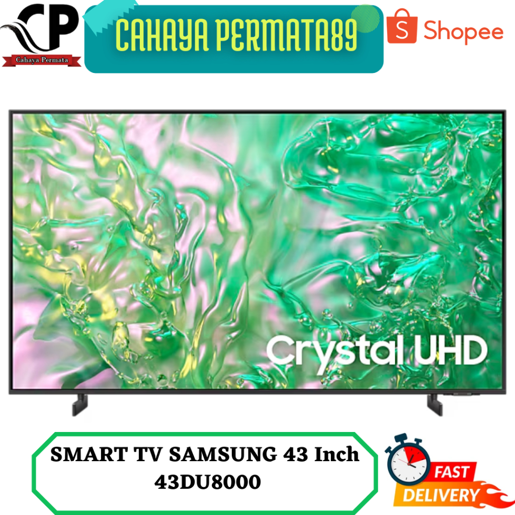 Jual SAMSUNG 43DU8000 SMART TV 43 INCH CRYSTAL UHD 4K UA43DU8000 ( 43CU8000 ) | Shopee Indonesia
