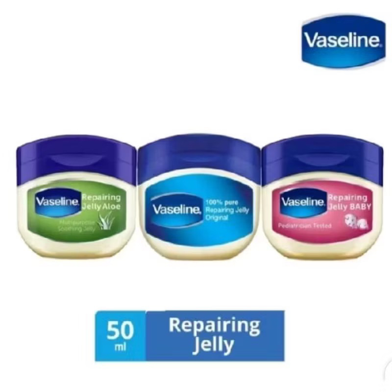 Jual vaseline original repairing jelly original 50 gr / aloevera 50 gr ...