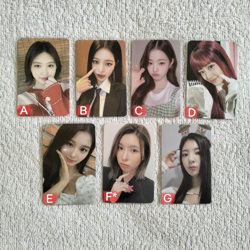 Jual Photocard pc official ive nmixx itzy gaeul wonyoung yujin sullyoon bae lia i've mine i've ...