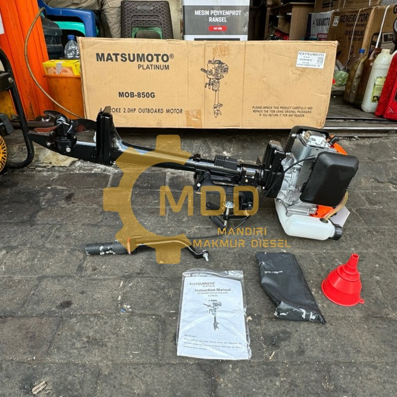Jual MATSUMOTO MESIN TEMPEL PERAHU OUTBOARD MOTOR MOB 850 G 5 HP | Shopee Indonesia