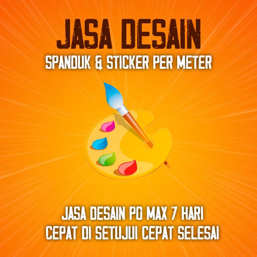 Jual Jasa Desain Spanduk, Sticker, Dll Meteran | Shopee Indonesia