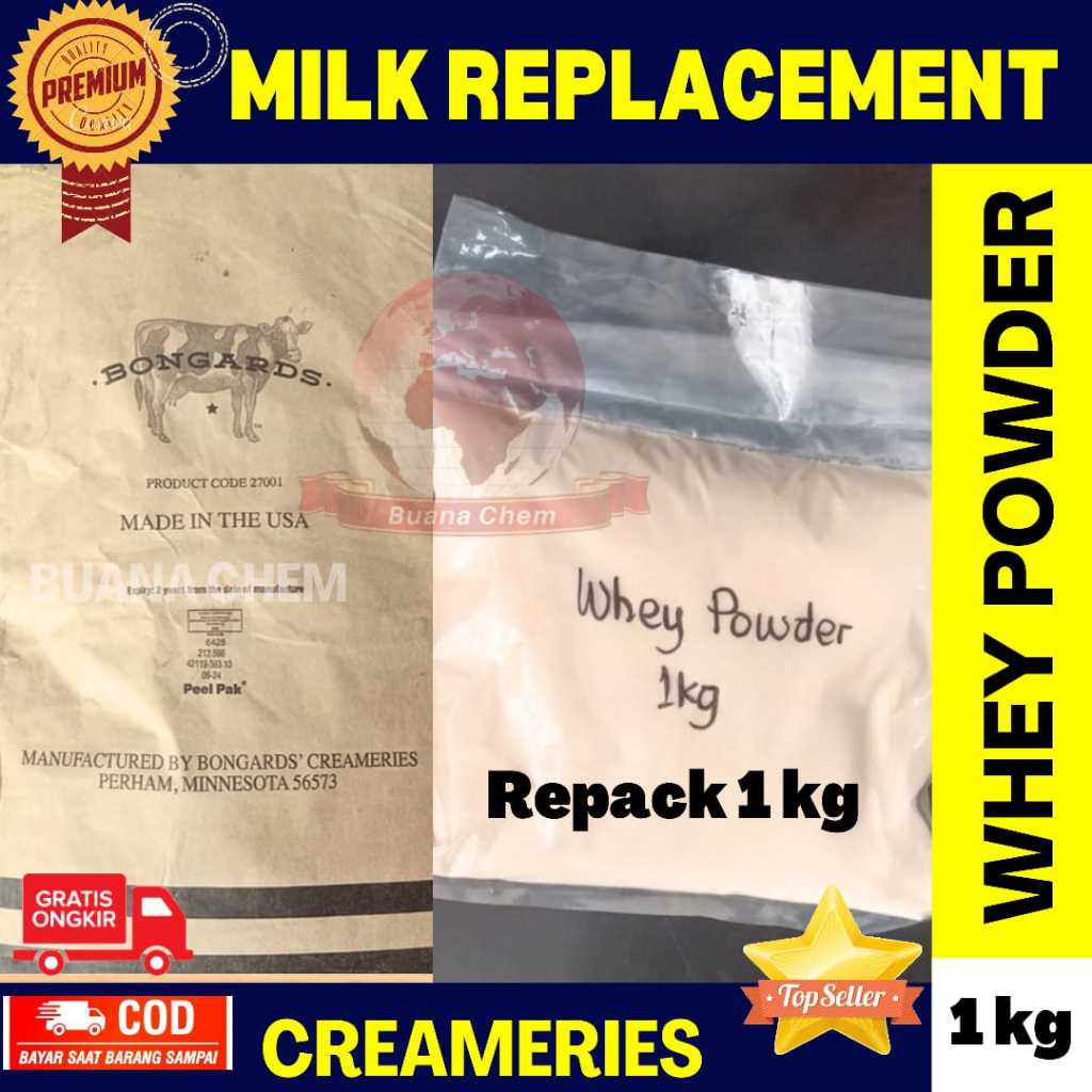 Jual Whey Powder 1kg / Susu Bubuk Protein / Milk Replacemen | Shopee ...