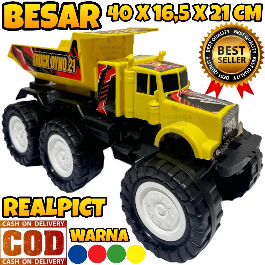 Jual ( BISA COD ) PROMO UKURAN BESAR Mainan Anak Mobil Mobilan Truk ...