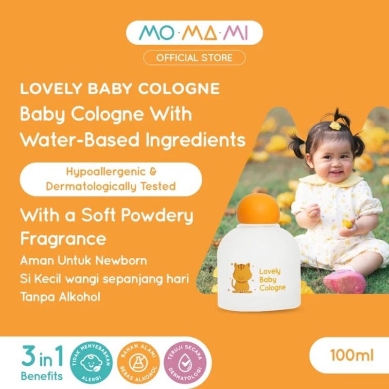 Jual Momami Lovely Baby Cologne 100ml | Shopee Indonesia