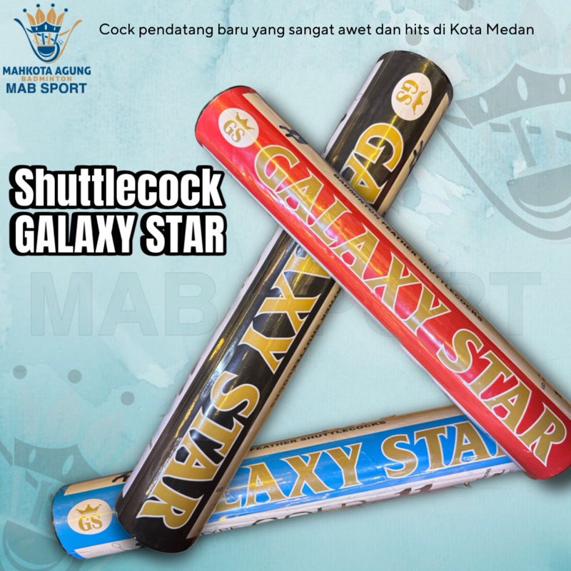 Jual shuttlecock COCK BADMINTON BULUTANGKIS GALAXY STAR ORIGINAL ...