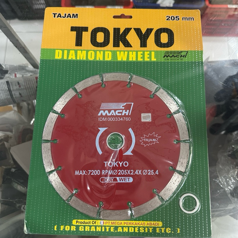 Jual Tokyo mata potong beton aspal 8” mata grenda potong batu keramik ...