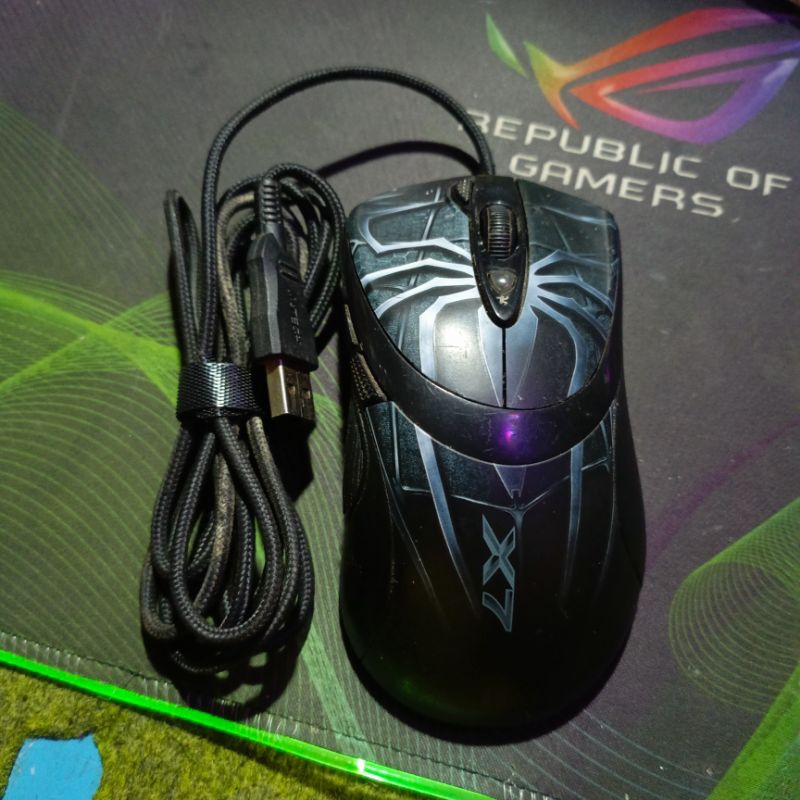 Jual MOUSE MACRO X7 SPIDER | Shopee Indonesia