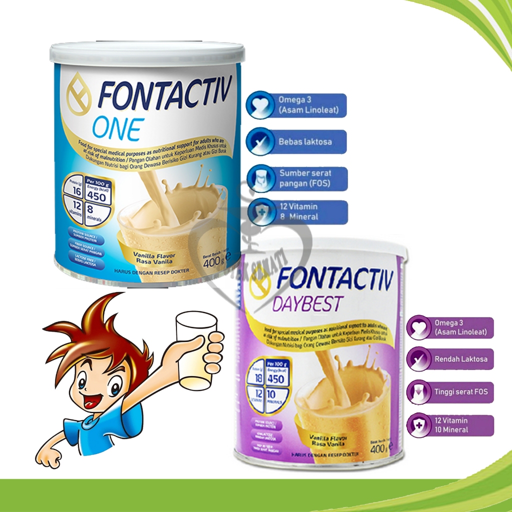 Jual Fontactiv One Susu Kesehatan Tulang Nutrisi Tubuh | Shopee Indonesia