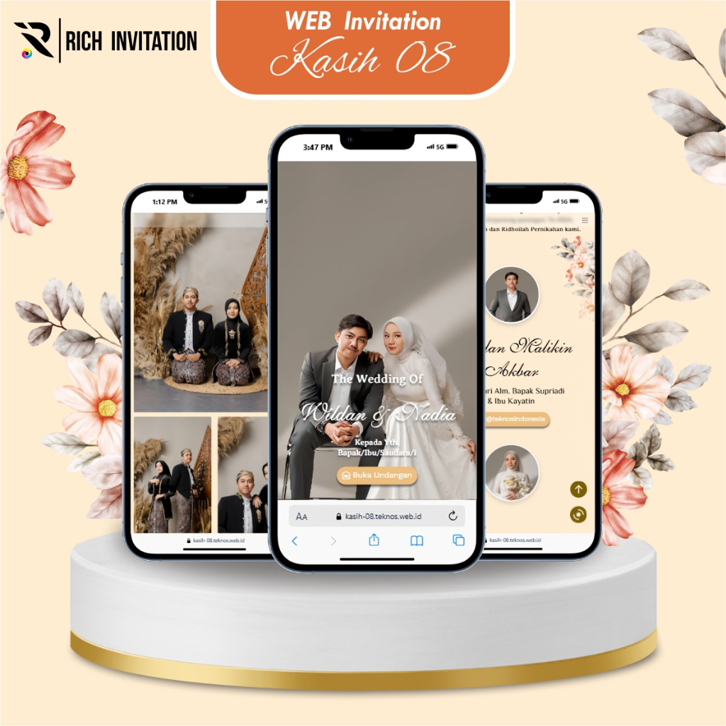 Jual UNDANGAN WEBSITE - UNDANGAN DIGITAL PERNIKAHAN - UNDANGAN ...