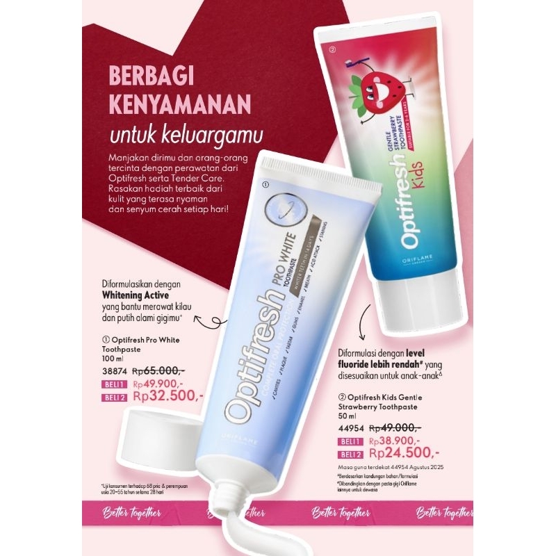 Jual Optifresh Kids Gentle Strawberry Toothpaste | Shopee Indonesia